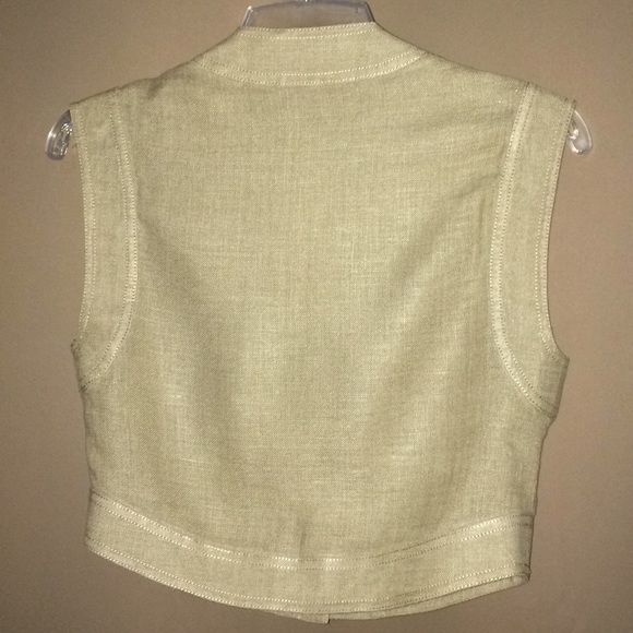 Tops | Tan Vest | Poshmark
